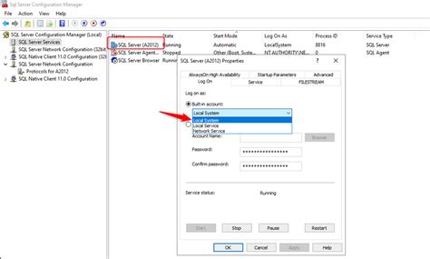 Troubleshooting Restore Error Please Change Your Log On Account As Local System Account For