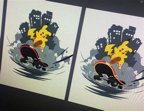 Pikachu Skateboarding Illustration On Behance