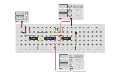 Circuit Design Multiplex Tinkercad