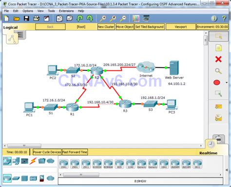 10134 Packet Tracer Configuring Ospf Advanced Features Answers