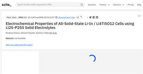electrochemical properties of all solid state li in li4ti5o12 cells