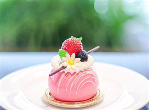 Pink Cake On Plate