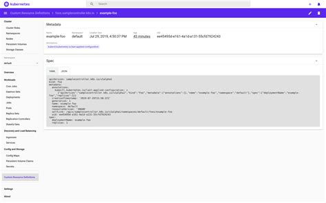 Implement Crd Object Detail Page · Issue 4123 · Kubernetesdashboard