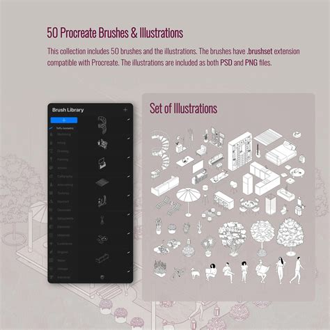 Procreate Isometric Diagram Brushset And Illustrations Toffu Toffu Co
