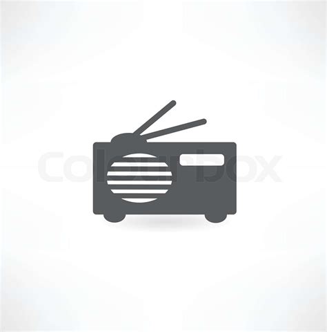 Radio Icon Stock Vector Colourbox
