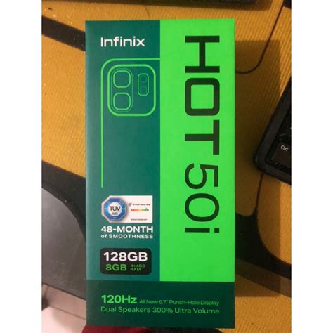 Infinix Hot 50i Box Only Shopee Malaysia