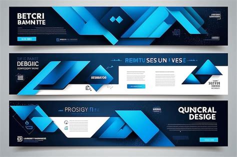 Premium Photo Gym Abstract Banner Design Web Template Set Horizontal Header Web Banner Modern