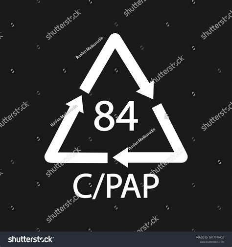 Composites Recycling Symbol 84 C Pap Stock Vector Royalty Free 2077579720 Shutterstock