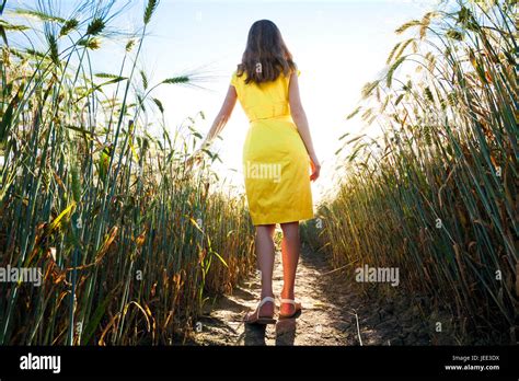Beauty Young Girl Outdoors Enjoying Nature Beautiful Teenage Model