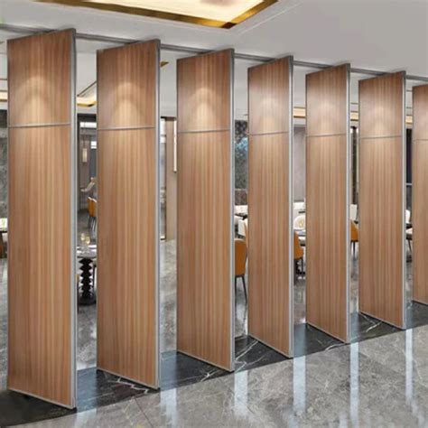 Hotel Removable Partition Wall Conference Room Exhibition Hall Foldable Aluminum Alloy Mobile