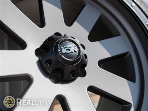 Realview Of Ion Alloy 134 Matte Gunmetal W Black Beadlock 18x10 19