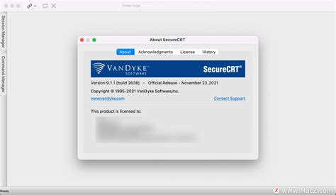 Securecrt For Mac 专业终端ssh工具 附注册码vv9 1 1 2638 《mac软件大全》 极客文档