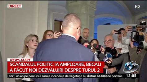 Gigi Becali dezvăluie: Rareș Bogdan l-a sunat pentru o alianță în turul 2 al alegerilor - YouTube