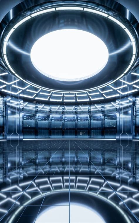 Sever Racks And Data Center Big Data And Cloud Computing Concept 3d