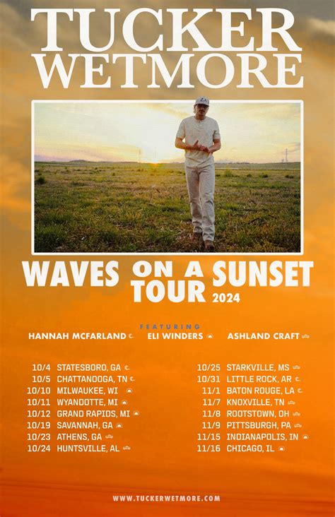 Tour News Tucker Wetmore Announces His First Ever Headlining Tour
