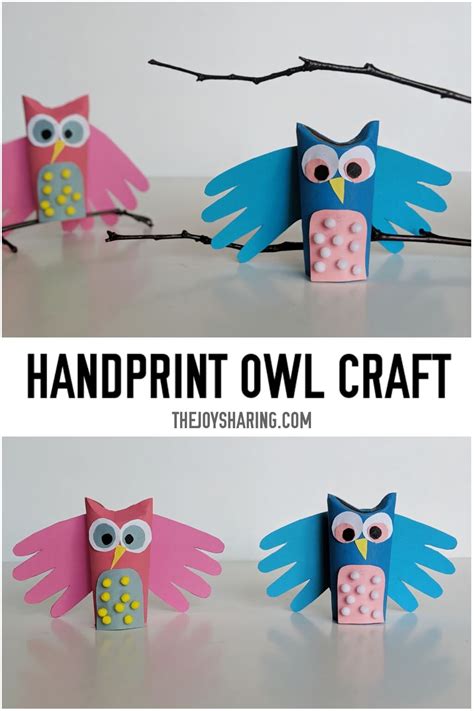 Handprint Owl Craft The Joy Of Sharing