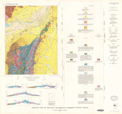 Geologic Map Of The Imlay Quadrangle Pershing County Nevada