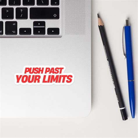 Push Past Your Limits Sticker Black Clover Inspired Anime Decal Etsy