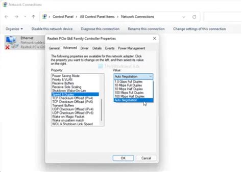 Network Cable Unplugged Error On Windows Fix