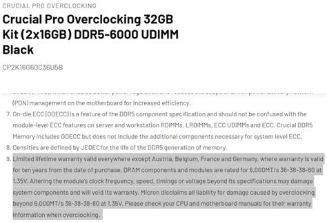 Crucial представила модули памяти Ddr5 6000 Pro Overclocking Edition с подвохом
