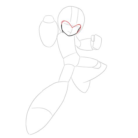How To Draw Mega Man From The Th Game SketchOk