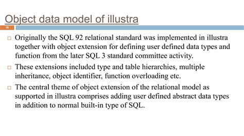Object Relational Database Management System Pptx Databases
