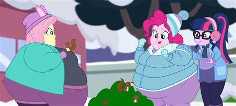 1789965 Suggestive Artist Neongothic Derpibooru Import Fluttershy Pinkie Pie Sci Twi