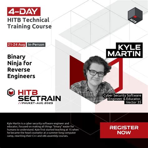 Hack In The Box Hitb On Linkedin Binary Ninja For Reverse Engineers Hitbsecconf2023 Phuket