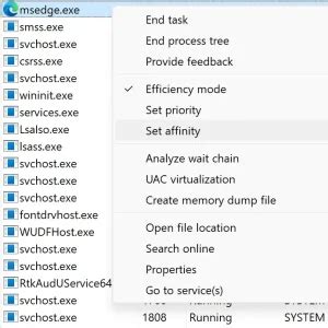 How To Set Processor Affinity And Priority On Windows