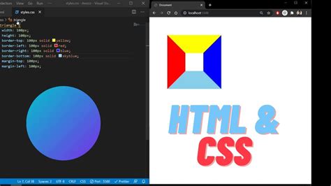 How To Make Perfect Circle Using Html And Css Youtube