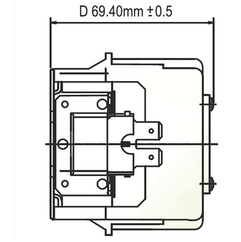 AMPS Double Pole Contactor V AC Coil Voltage For On Off Control Of Loads TSKTECH IN