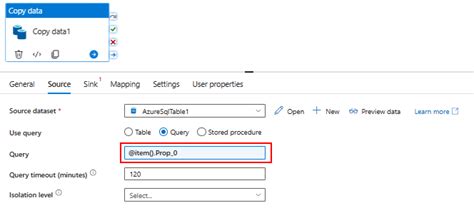 Sql Server ADF Copy Dynamic Datatype Change In Loop For Multiple