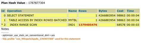 Fix Bind Variable Oracle Database