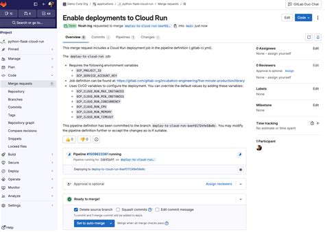 Fast Python Flask Server Deployment With GitLab Google Cloud