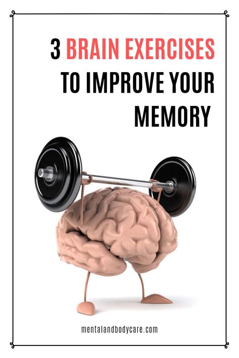 3 brain exercises to improve your memory - Mental & Body Care | Brain exercise, Brain facts, How ...