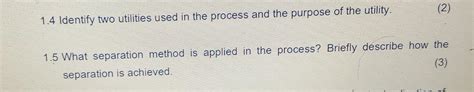 Solved Question Consider The Process Flow Diagram For The Chegg