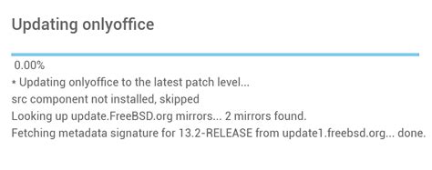 Plugin Jail Update Output Truenas Community