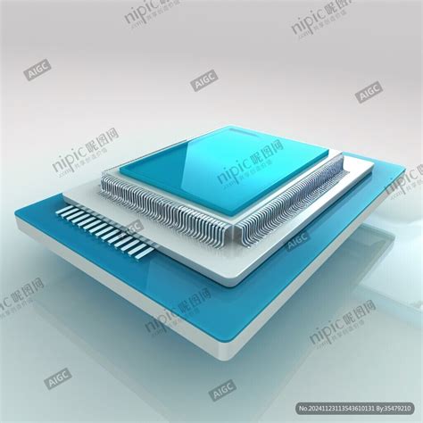 Ai创作图中央处理器 Cpu存储 Cpu芯片 Intel处理器 高性能微处理器 芯片cpu 图形处理器 半导体芯片 芯片科技集成电路 电脑处理
