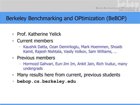 Ppt Automatic Performance Tuning And Sparse Matrix Vector Multiplication Spmv Powerpoint