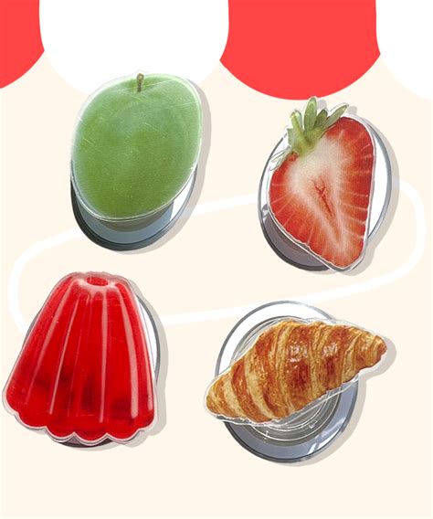 이레케이스앤굿즈 맥 세이프 스마트 톡 귀여운 음식 톡