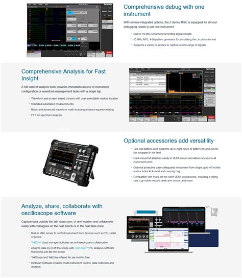 Tektronix Indonesia 2 Series MSO Mixed Signal Oscilloscope
