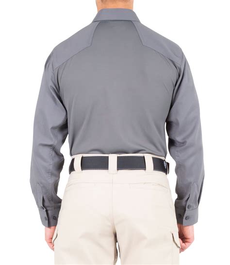 First Tactical Mens V2 Pro Performance Ls Shirt Wolf Grey Western
