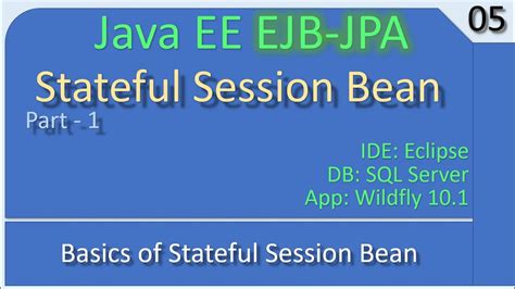 Stateful Session Bean Part 1 Basics JavaEE EJB JPA Tutorials 05