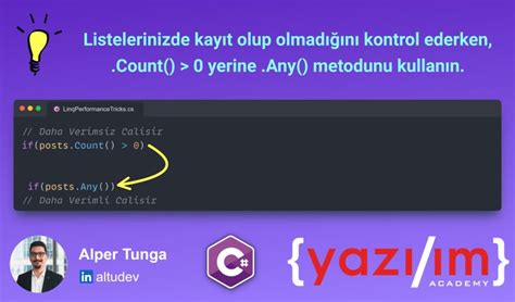 Csharp Entityframeworkcore Linq Programlama Yazilimgelistirme Alper Tunga 25 Yorum