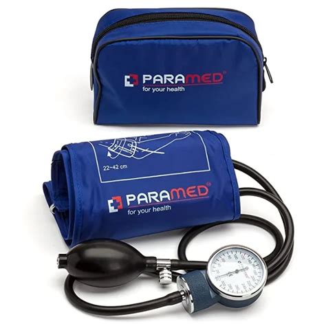 Paramed Aneroid Sphygmomanometer Manual Blood Pressure Cuff With