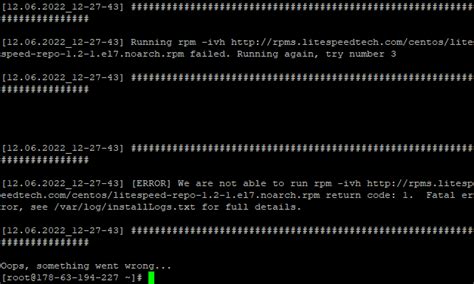 cyber panel installation error support and discussion cyberpanel