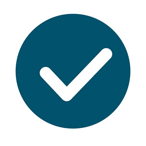 Round Check Box Silhouette Icon Vector 26729301 Vector Art At Vecteezy