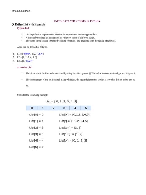 Unit 3 Python Psg Pdf Bracket Python Programming Language