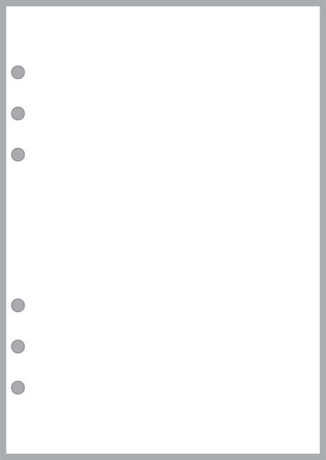 A5 Paper Size Template