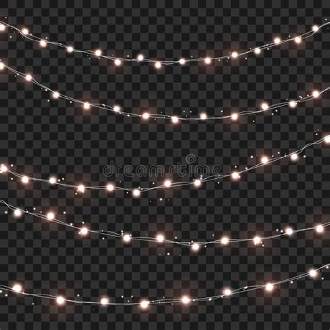 Christmas Tree Decorations With Ornaments And Lights Vector Stock Vector Illustration Of Christmas Tree Decorations With Ornaments And Lights Vector Stock Vector Illustration Of